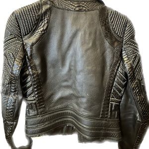 Roberto Cavalli | Jackets & Coats | Roberto Cavalli Leather Motorcycle ...